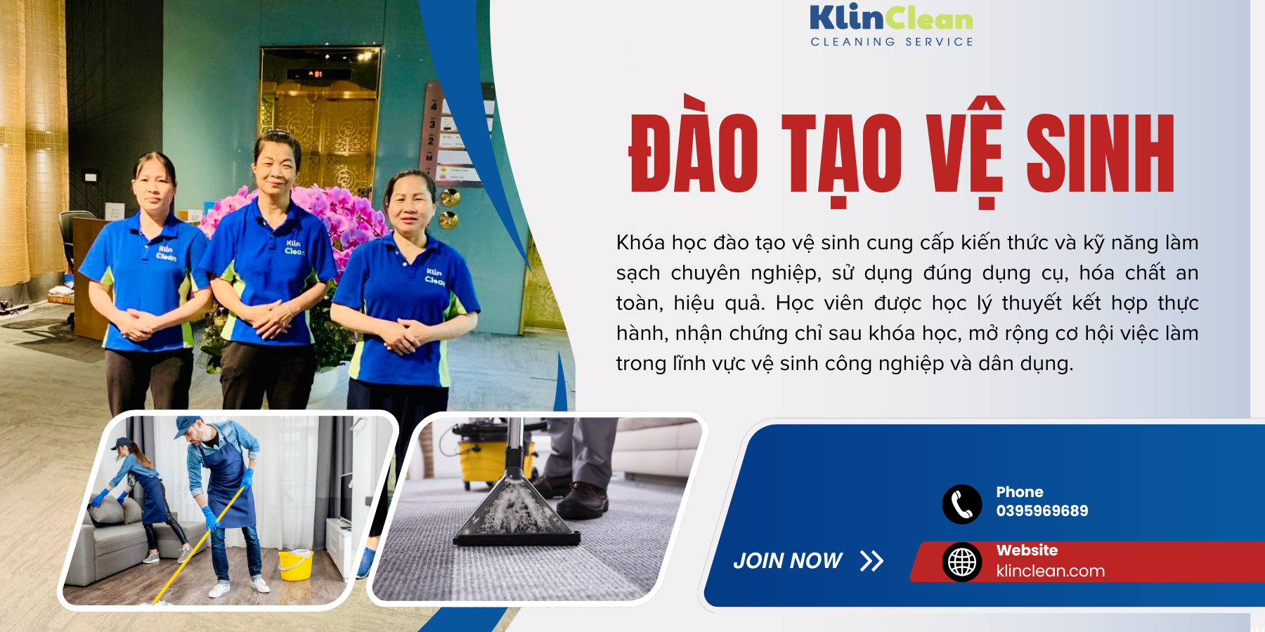 Khóa Đào Tạo Vệ Sinh Công Nghiệp — Klin Clean